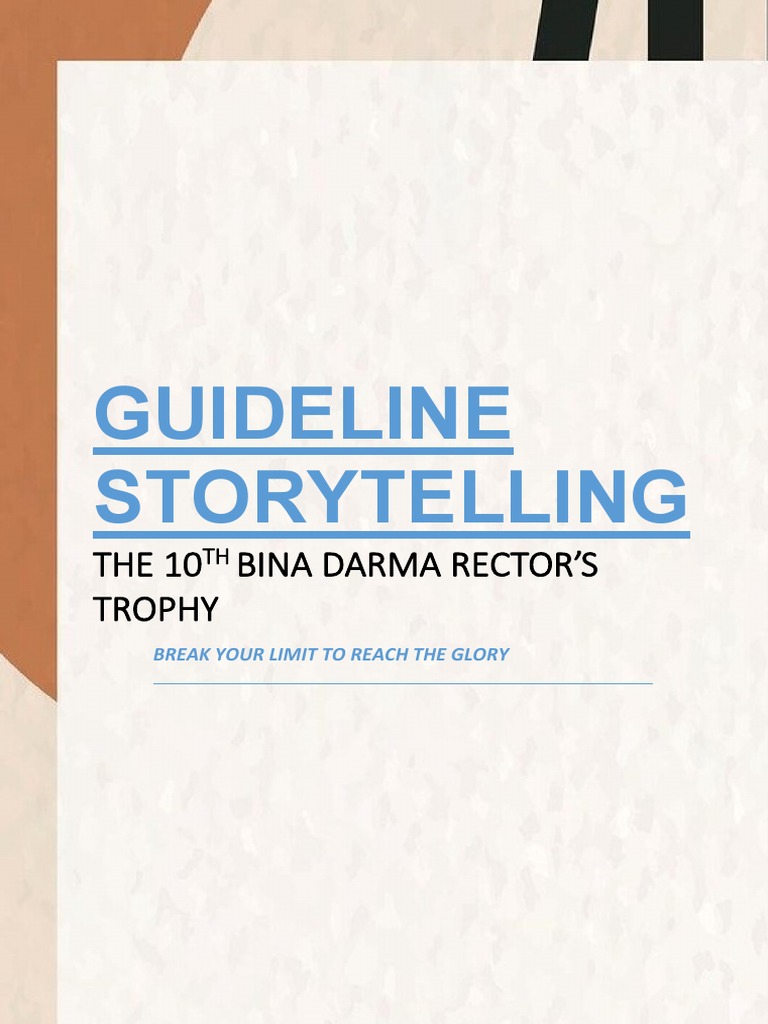 Guideline Storytelling BDRT 2022 | PDF