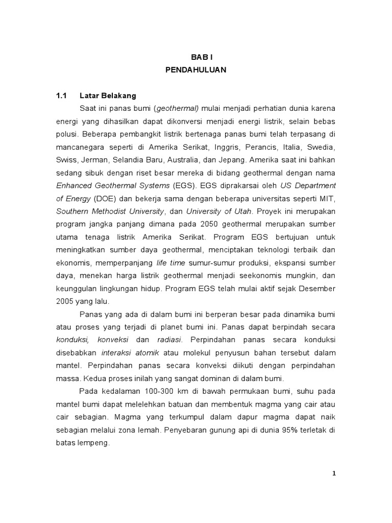 Makalah Bab 1-3 | PDF