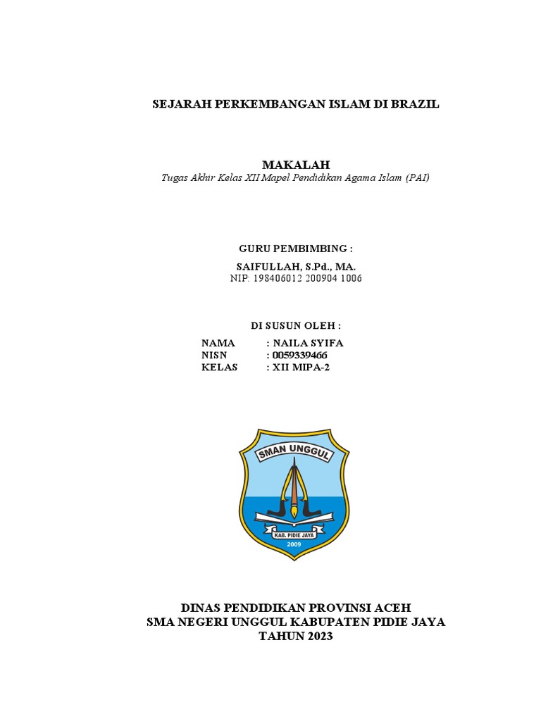 Sejarah Islam di Brazil: Awal dan Perkembangan | PDF | Agama ...