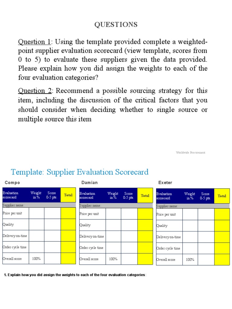 Case Study Review Template | PDF
