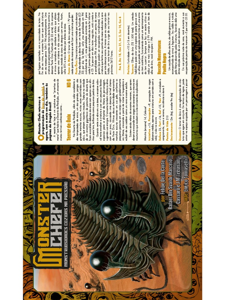 Monster Chefe - Terror de Ônix | PDF