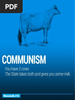 Cows Illustrate Political Ideologies | PDF | Communism | Calf