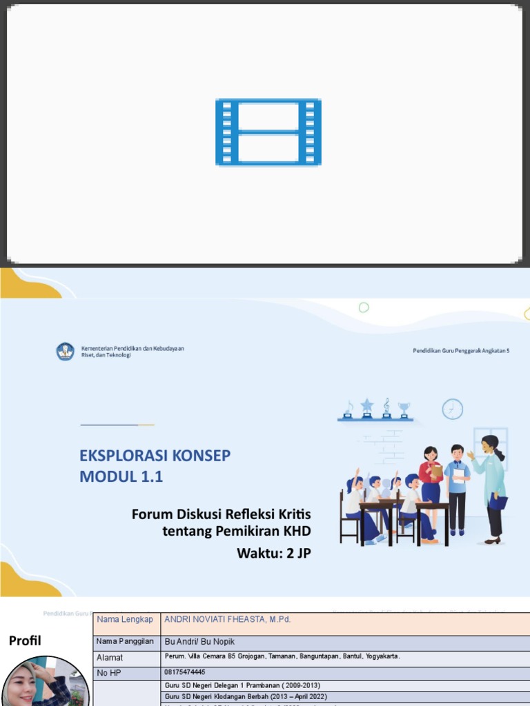 Eksplorasi Konsep Modul 1.1 Rabu, 26 Okt 2022 Nopik | PDF