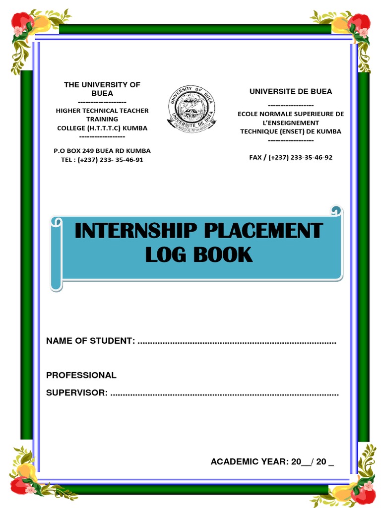 Internship Log Book Copier | PDF