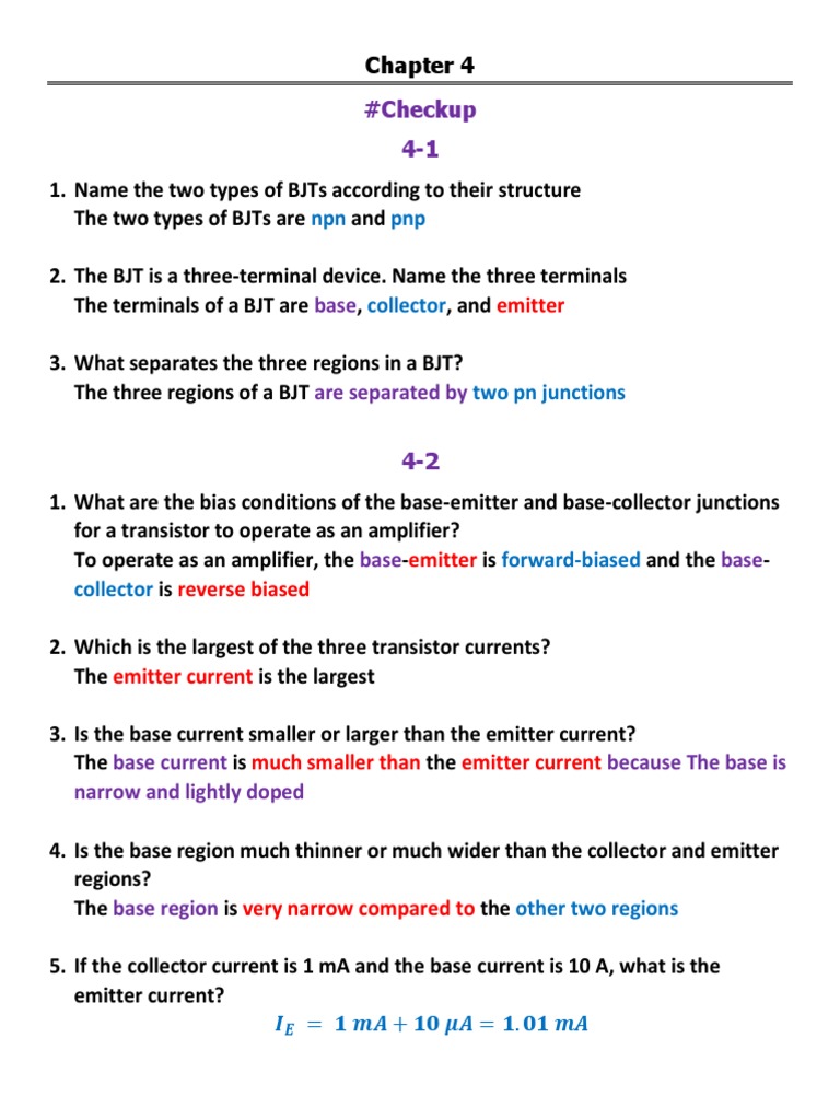 ELectronics 2 | PDF | Bipolar Junction Transistor | Amplifier