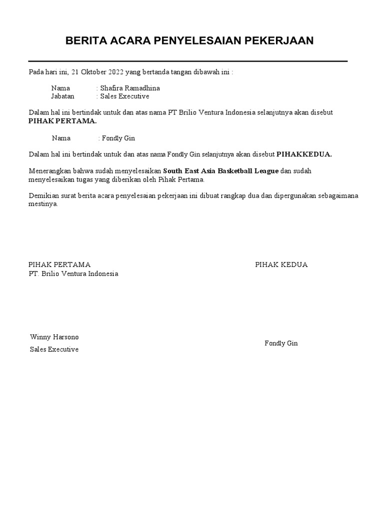 Contoh BAPP | PDF | Hukum