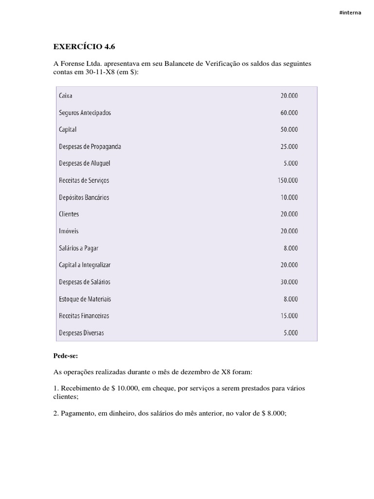 Cap. 4 Exercício 4.6 CIA. Forense (Ex. 5) | PDF