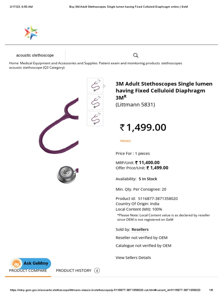 Adult Stethoscopes | PDF