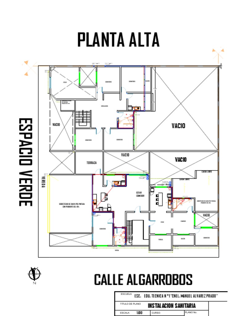 Instalacion Sanitaria Planta Alta Terminada | PDF