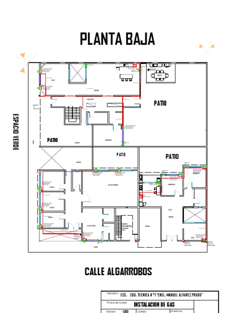 Planos de Instalación de Gas Domiciliario | PDF