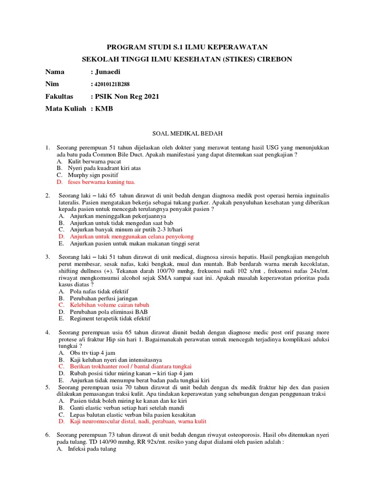 Jawaban Uas KMB | PDF