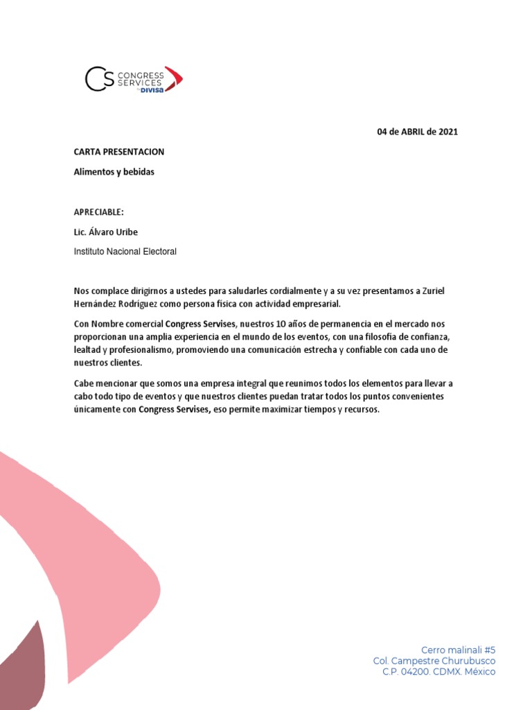 Servicios de Catering para Eventos INE | PDF | Cocina de las Americas ...