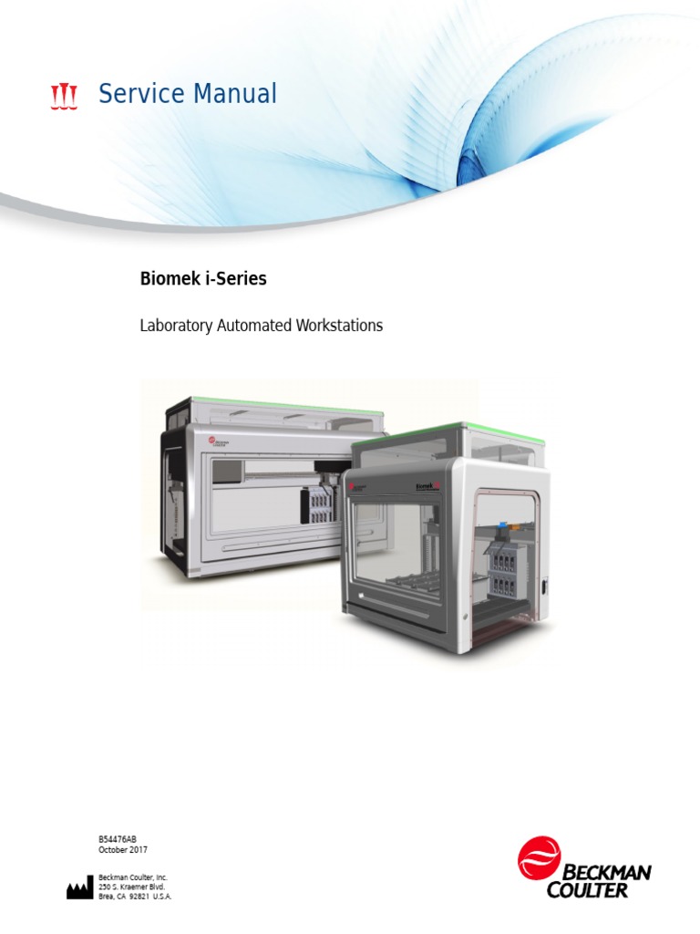 S1.biomek I-Series | PDF | Safety | Belt (Mechanical)