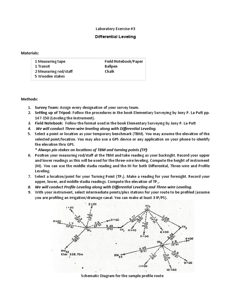 Exercise No.3 LEVELLING | Download Free PDF | Surveying | Science