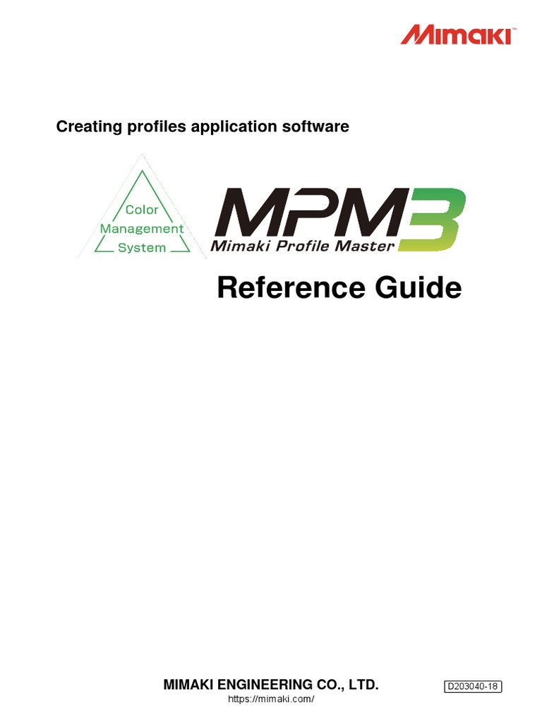 D203040-18 MPM3 ReferenceGuide e | PDF | Microsoft Windows | Rgb Color ...