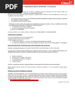 Script de Ventas Claro 1 o Mas Portas y Datos A Pedir | PDF