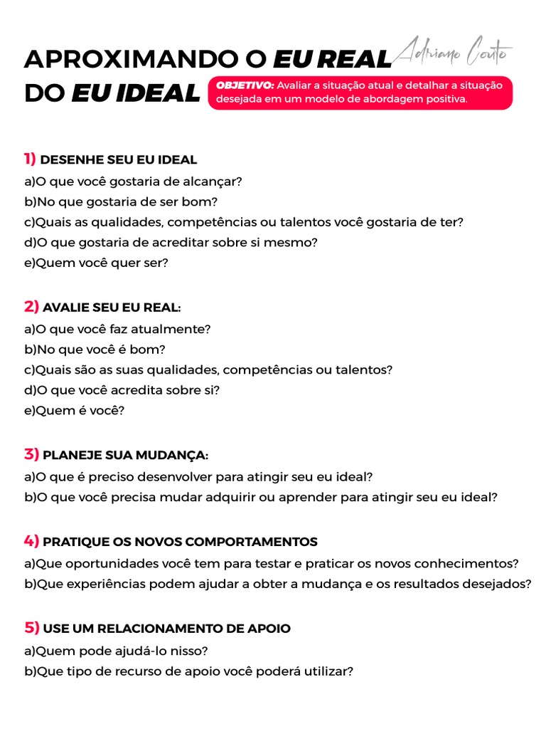 F - 67 Aproximando o Eu Real Do Eu Ideal | PDF