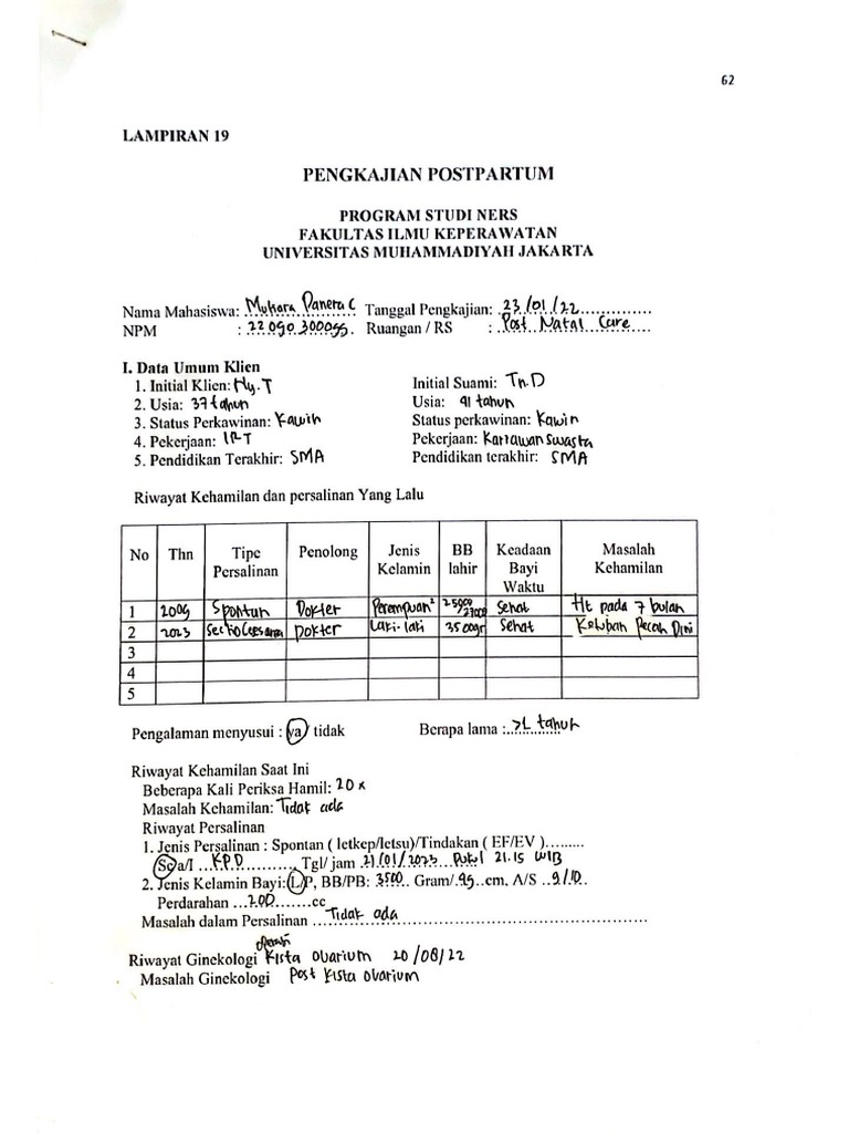 Askep PNC Ujian | PDF