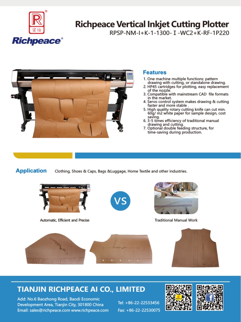 An Overview of the Richpeace Vertical Inkjet Cutting Plotter: A Multi-Function Machine for ...