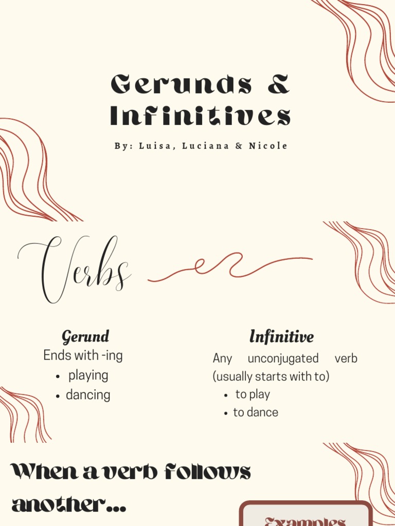 A Comprehensive Guide to Using Gerunds and Infinitives | PDF | Verb ... A Comprehensive Guide to Using Gerunds and Infinitives | PDF | Verb ...