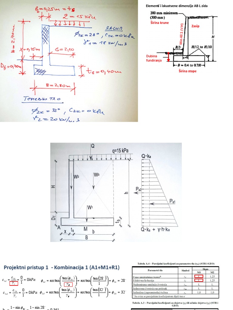 02 EC7 PG Potporni Zidovi Primjeri 11 05 21 | PDF