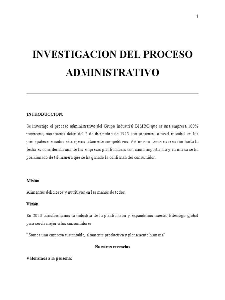Admin Proceso | PDF | Liderazgo | Planificación