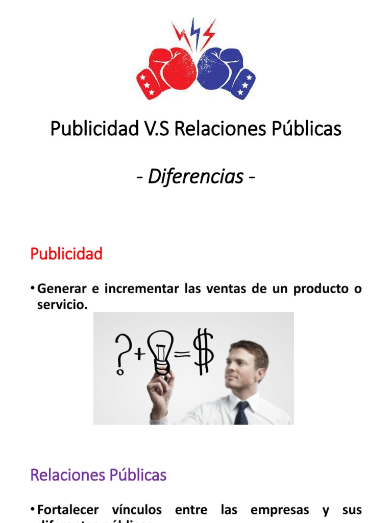 Diferencias entre Publicidad, Relaciones Públicas, Periodismo ...