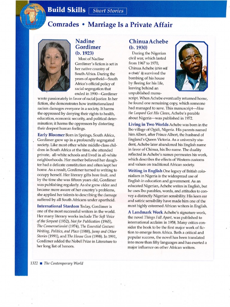 Comrades Short Story | PDF