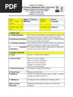 (LESSON PLAN) Parts of The Human Body and Their Functions | PDF ...