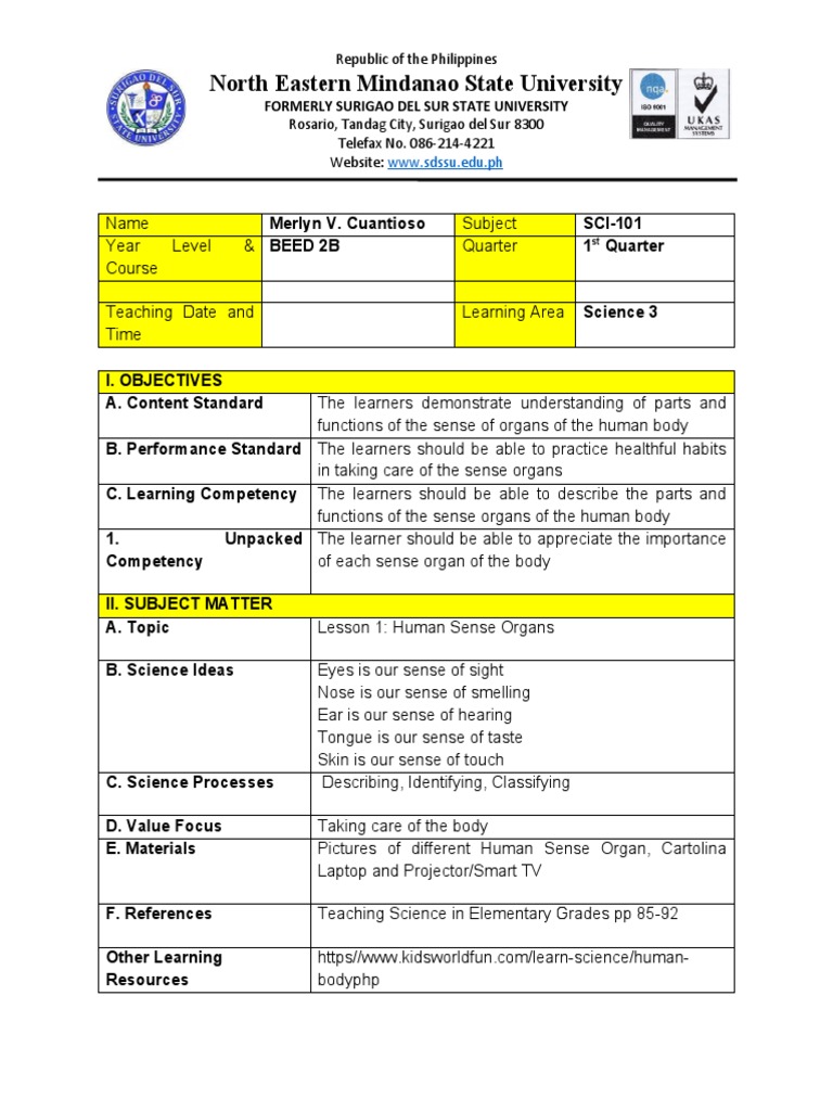 Understanding Human Sense Organs | PDF | Senses | Taste