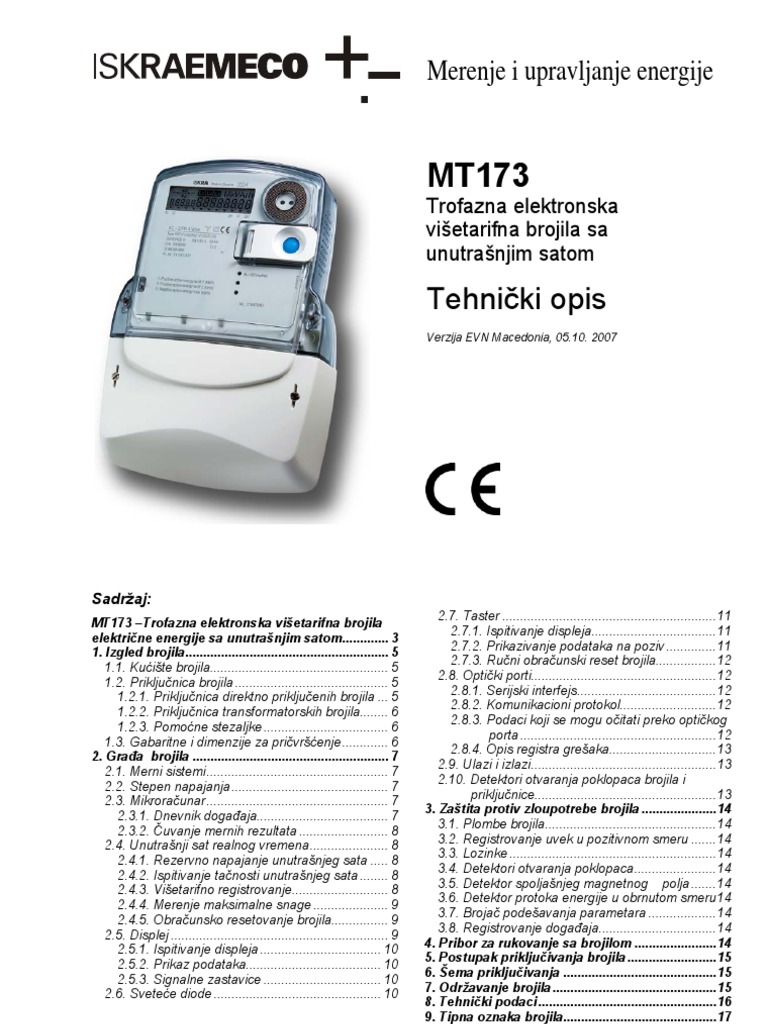 Iskra MT 173 | PDF