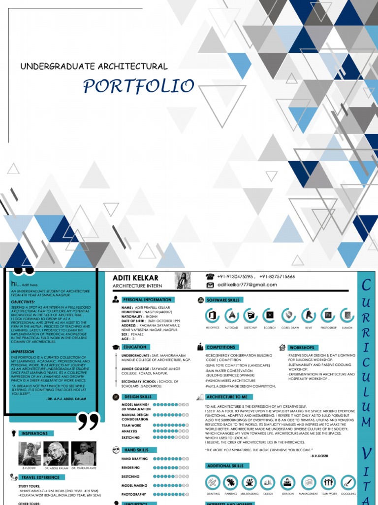 Undergraduate Architecture Portfolio | PDF