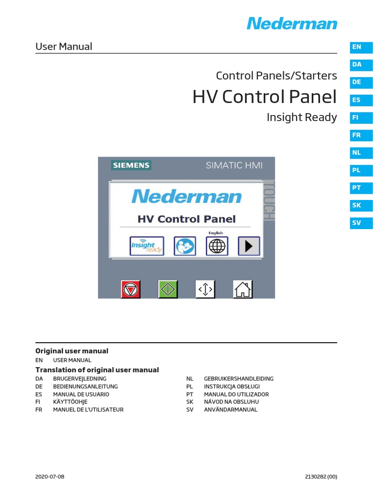 2130282-00 User Manual For Hvcontrol Insight Ready - 360732 | PDF