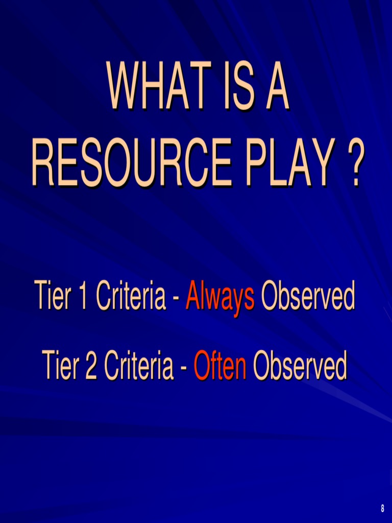 06 2011 RSC Conference - Intro To SPE Monograph 3 - Definition of A ...