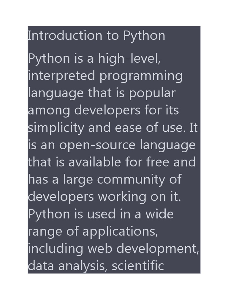 Learn Python Programming From Scratch | PDF