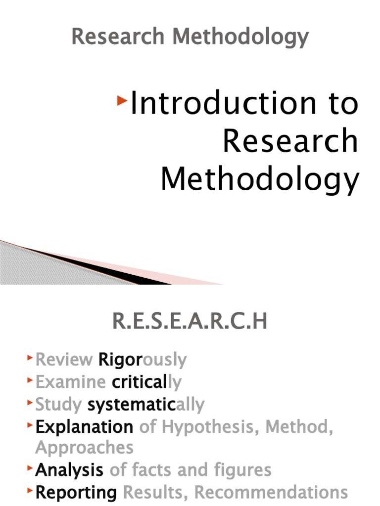 Introduction To Research Methdology 21022023 031709pm | PDF ...