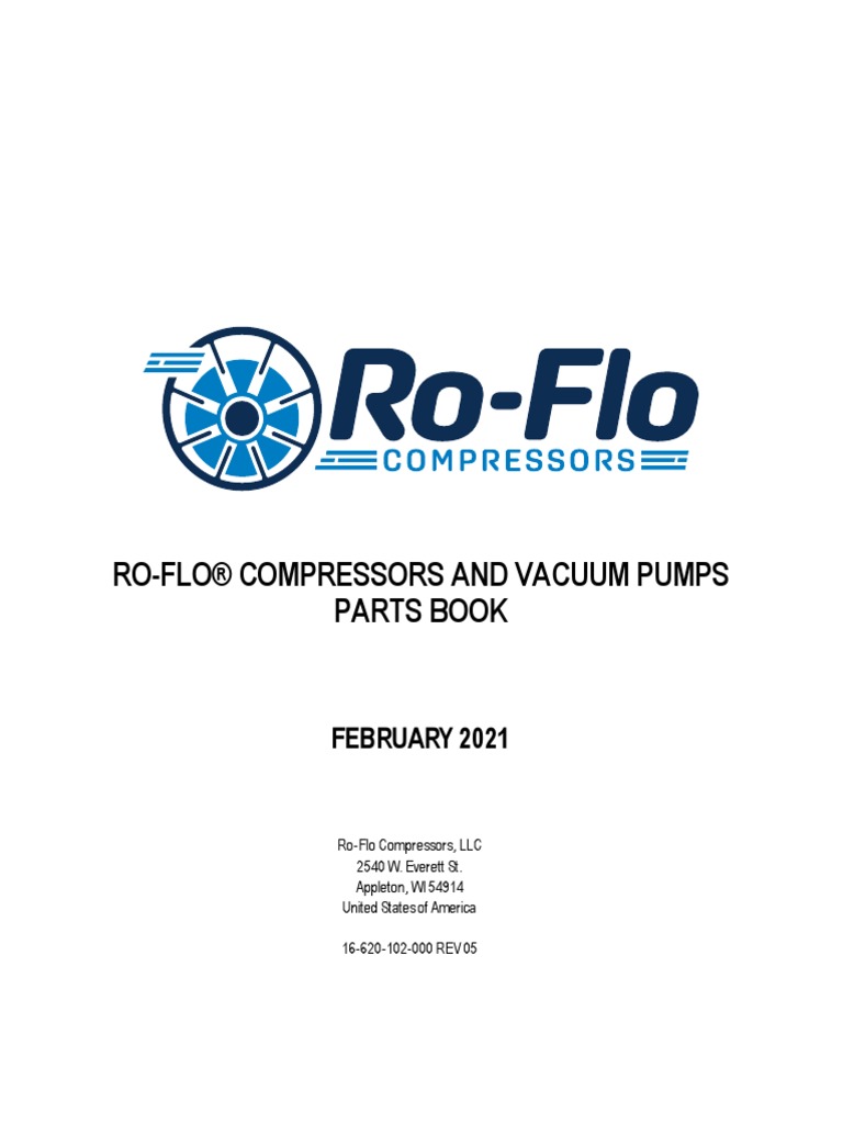 Ro-Flo Parts Book ENG | PDF | Washer (Hardware) | Screw