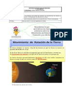 Guia Movimientos Del Planeta Tierra | PDF | Satélite natural | Tierra
