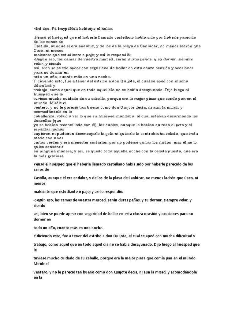 Velar, y Siendo | PDF | Don Quijote