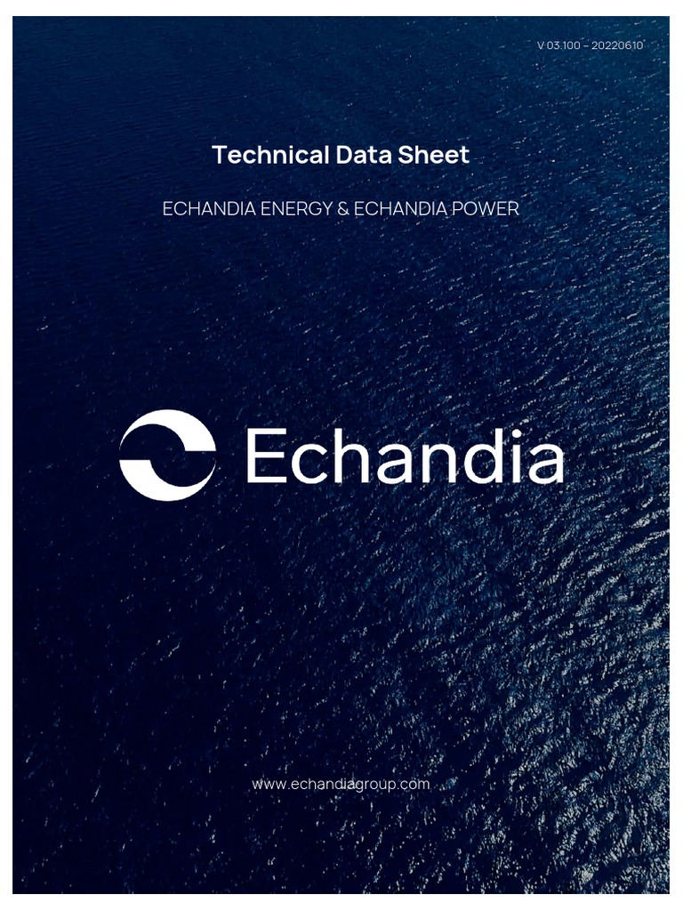 Echandia Technical Datasheet June22 V03.100 | PDF | Physical Quantities | Electrical Engineering
