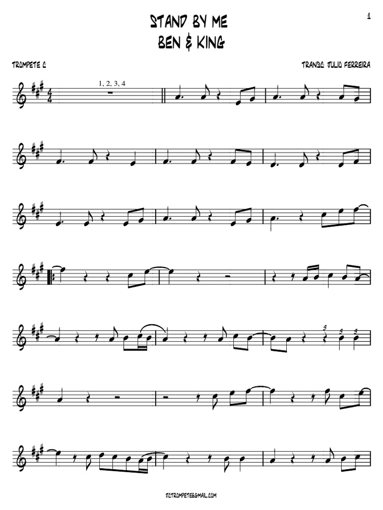 Stand by Me - Ben & King Original - TRPT C | PDF