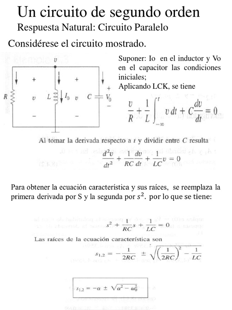 Deduccion de La Formula para RCL Paralelo | PDF