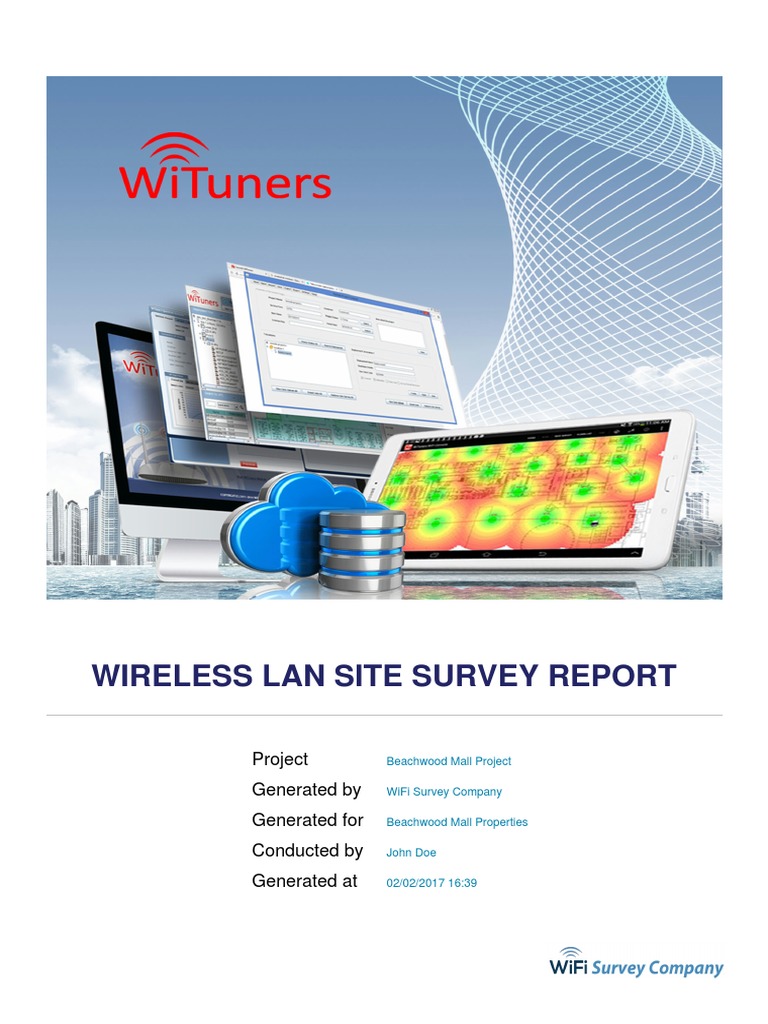 Beachwood Mall Wireless Survey Report | PDF | Wi Fi | Networking Standards