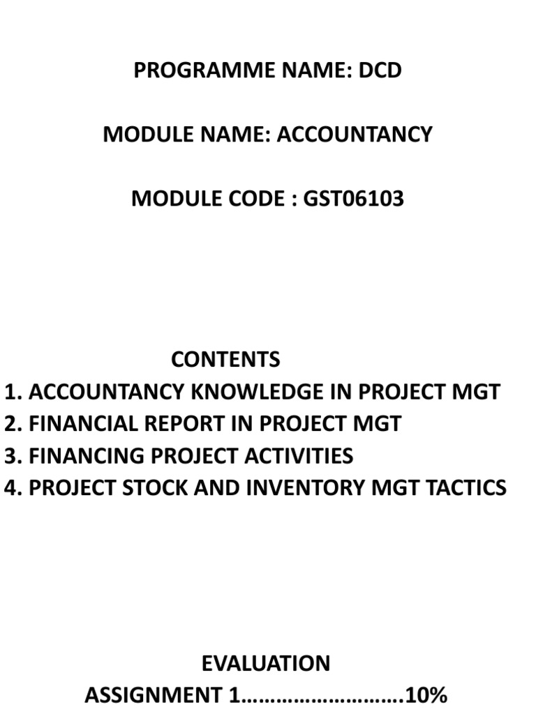 Accountancy for Project Managers | PDF | Debits And Credits | Economies