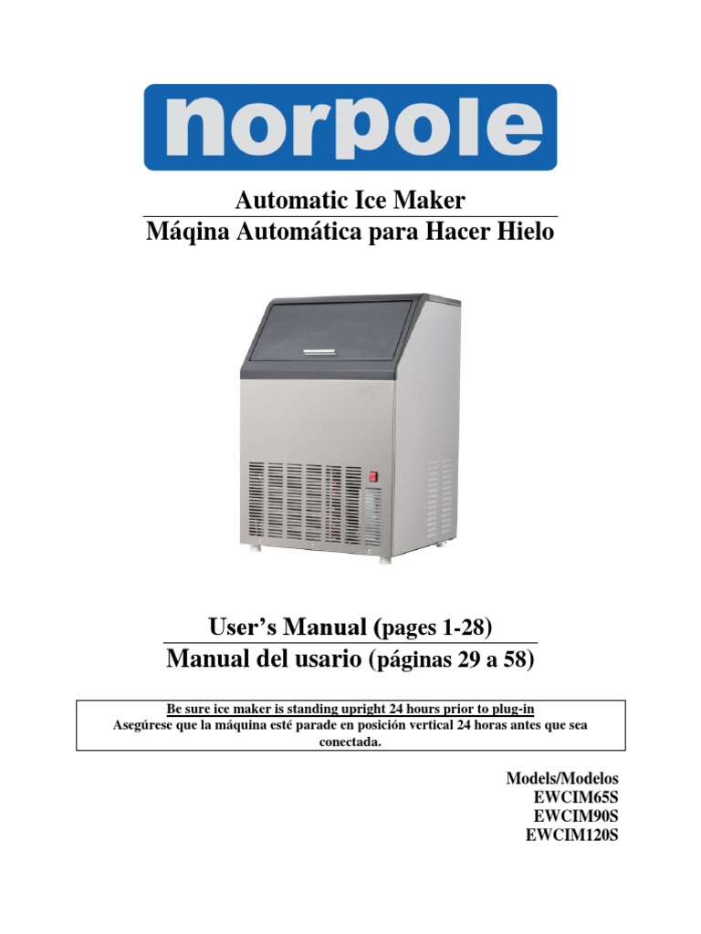 Manuel de Ice Maker | PDF