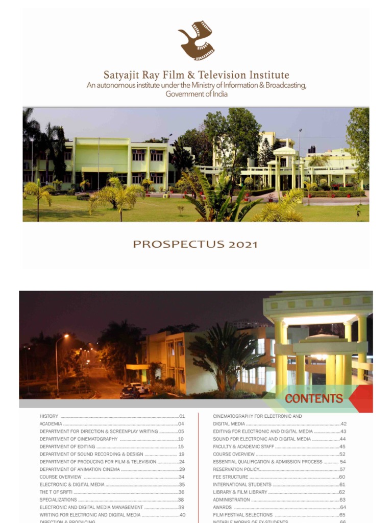 SRFTI Prospectus 2021 | PDF