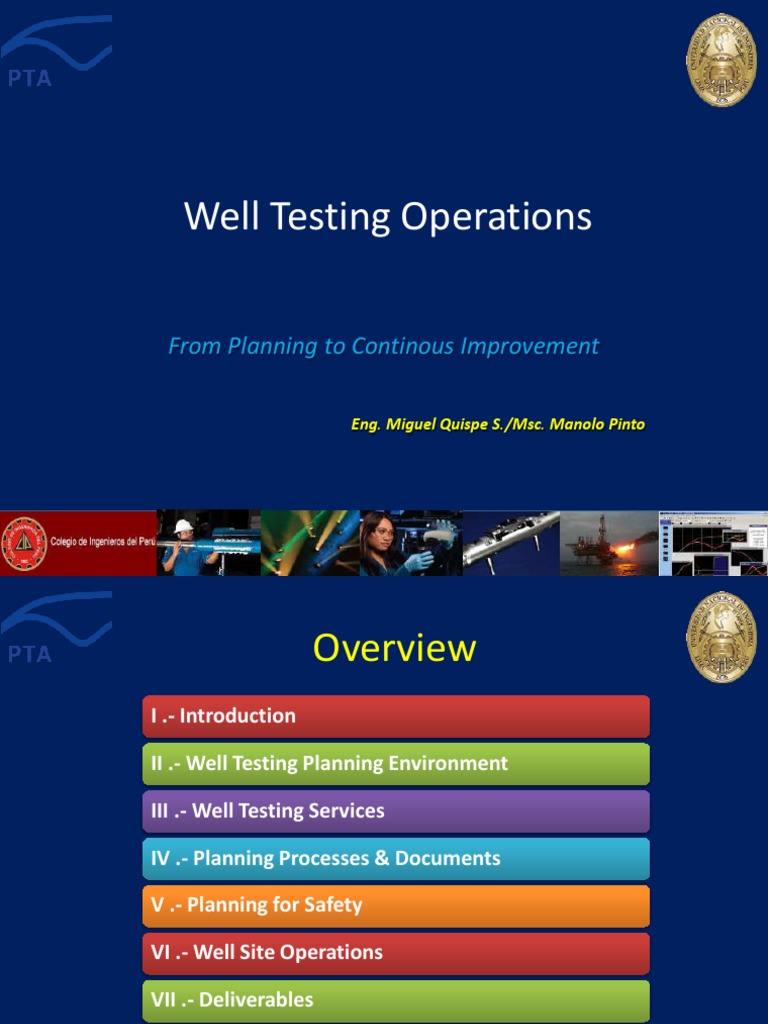 Well Testing Operations - TCP | PDF | Physical Sciences | Chemistry