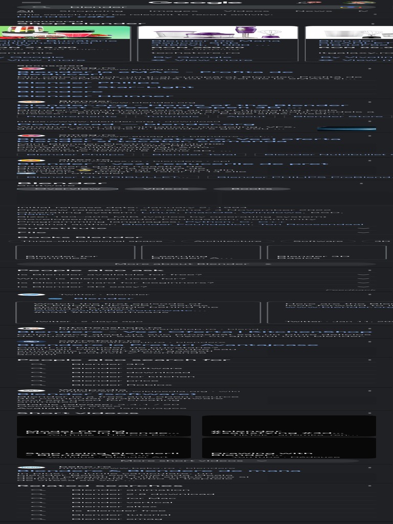 Blender - Google Search | PDF | Blender (Software) | Computing