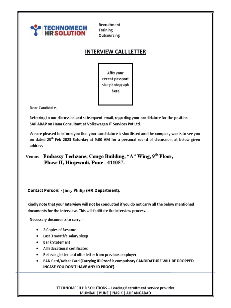 Technomech HR Call | PDF