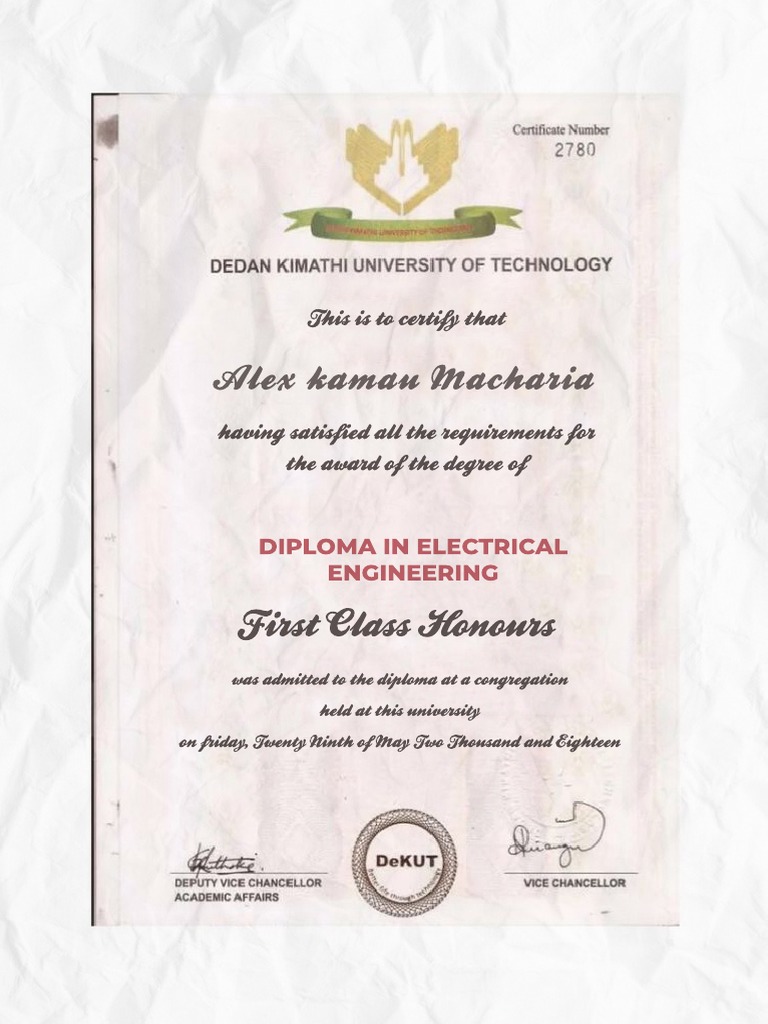 Diploma Certificate | PDF